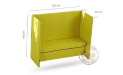 Sofa sound booth Freely | Acoustic Facts